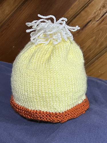 Just a bit of fun. Lucky Duck hat : r/knitting