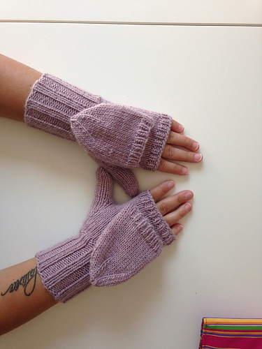 Ravelry: Buffalo Nickel Flip Top Mittens pattern by Katherine Remski