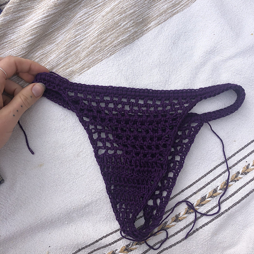 Ravelry: The Rain Mesh Thong pattern by June Lagoon