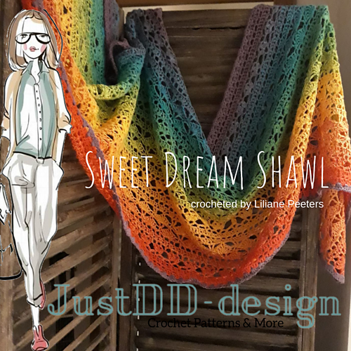 Ravelry: Sweet Dream Shawl pattern by Doris Desiree van der Waals