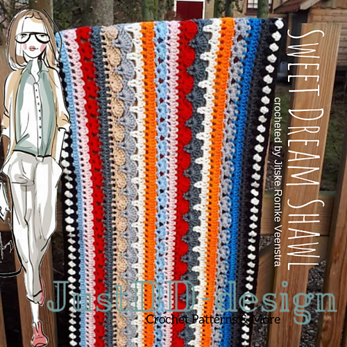 Ravelry: Sweet Dream Shawl pattern by Doris Desiree van der Waals