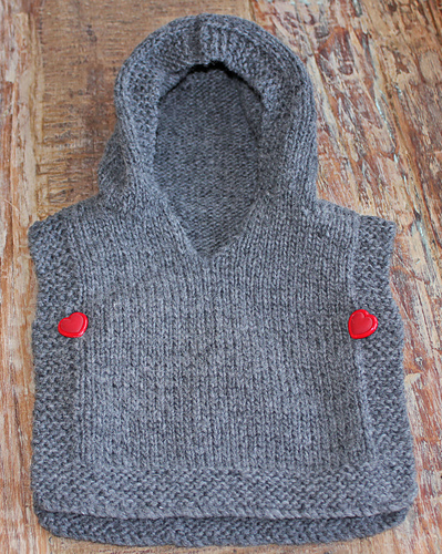 Ravelry: Hooded popover top pattern by Justine Turner