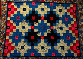 Ravelry: Justdunny's Mosaic crocheted blanket