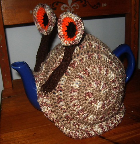 Ravelry: Spiral snail tea cosy pattern by Toni Andmarc