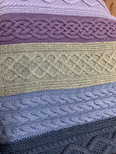 Ravelry: Creative Cable Throw pattern by Martin Storey