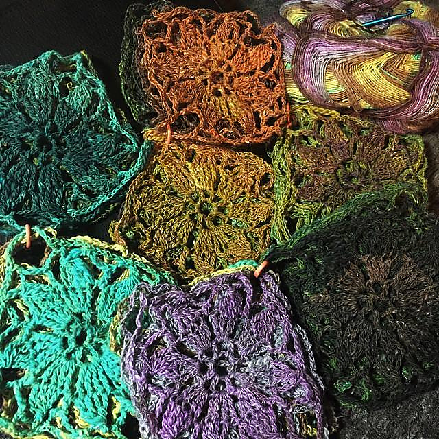 Ravelry: Jvar's Stained Glass Shawl