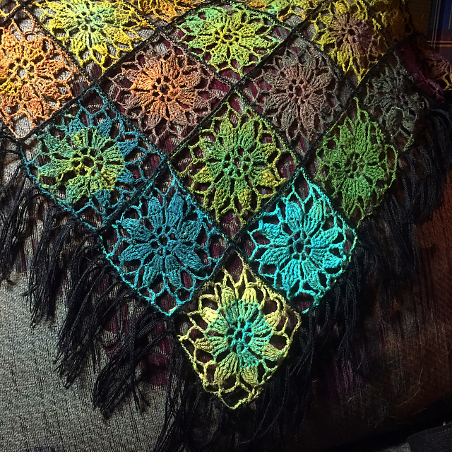 Ravelry: Jvar's Stained Glass Shawl