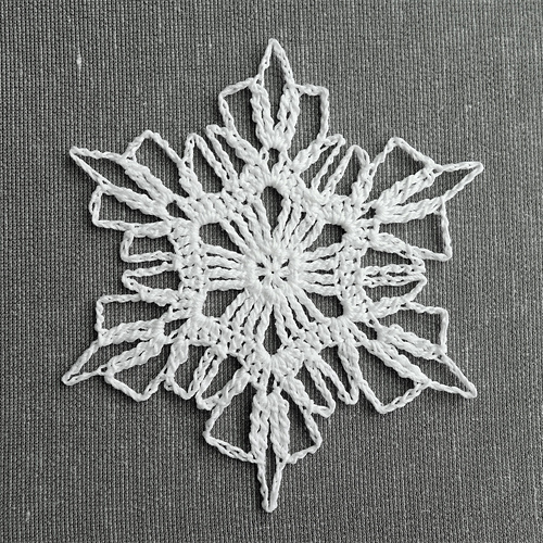 Ravelry: Chocolate Pudding Snowflake pattern by Jessica Wifall