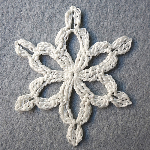 Ravelry: Flamingo Snowflake pattern by Jessica Wifall