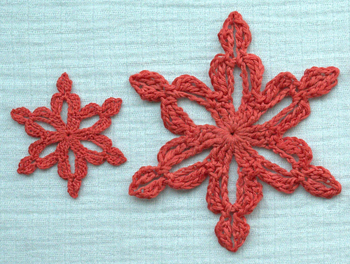 Ravelry: Flamingo Snowflake pattern by Jessica Wifall