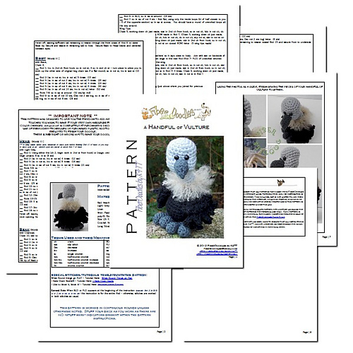 Ravelry: Handful of Vulture pattern by K4TT