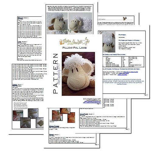 Ravelry: Pillow Pal Lamb pattern by K4TT