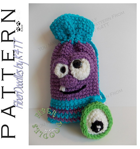 Ravelry: Silly Sacks Monster pattern by K4TT