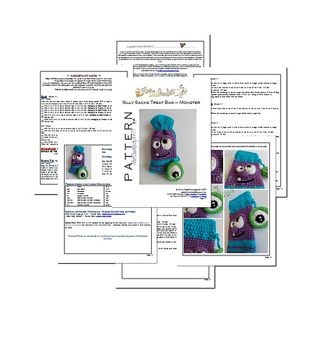 Ravelry: Silly Sacks Monster pattern by K4TT