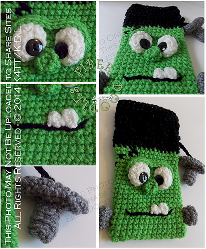 Ravelry: Silly Sacks Frankenstein pattern by K4TT