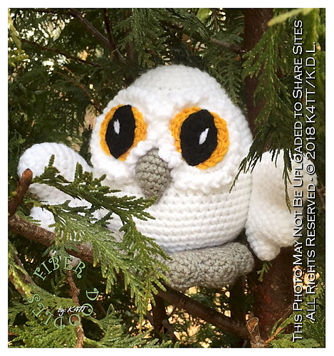 Ravelry: Wizard’s Snowy Owl pattern by K4TT