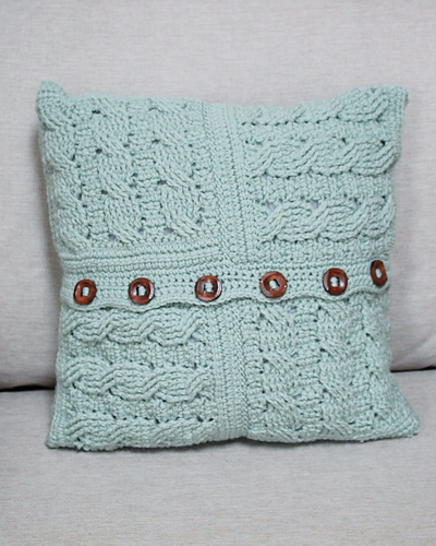 Ravelry: Patchwork Braid Cushion pattern by Heather C Gibbs (KCACO.UK)