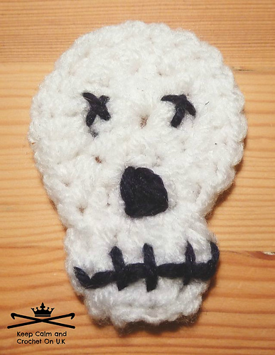 Ravelry: Quick 'n' Easy Skull Applique pattern by Heather C Gibbs ...