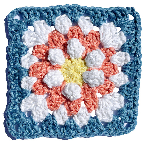 Ravelry: Bobble Burst Granny Square pattern by Heather C Gibbs (KCACO.UK)
