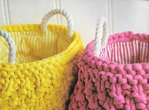 Ravelry: Chunky Moss Stitch Baskets pattern by Sian Brown Knitwear Design