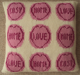 Ravelry: Love Hearts Cushion Cover pattern by Sian Brown Knitwear Design