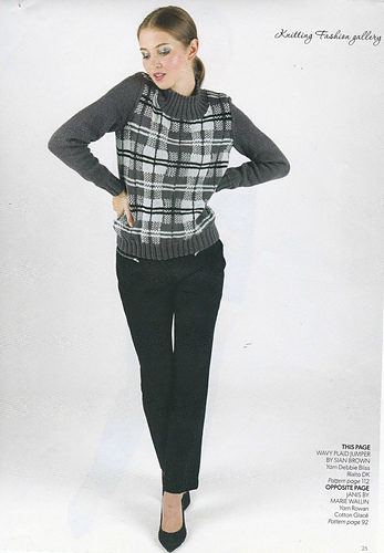 Ravelry: Plaid Jumper pattern by Sian Brown Knitwear Design
