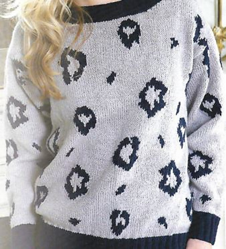 Ravelry: Animal Print Jumper pattern by Sian Brown Knitwear Design