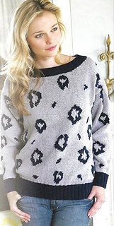Ravelry: Animal Print Jumper pattern by Sian Brown Knitwear Design