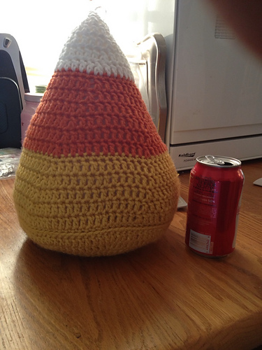 Ravelry: Candy Corn Pillow pattern by Kayleigh K