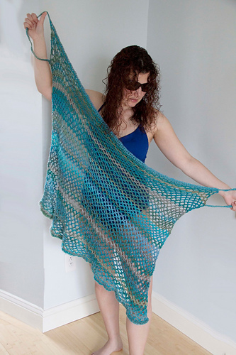 Ravelry: The Mandala Beach Wrap pattern by Kayla Norris