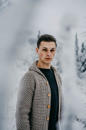 Ravelry: The Dane Cardigan Sweater for Men pattern by Kayla Norris