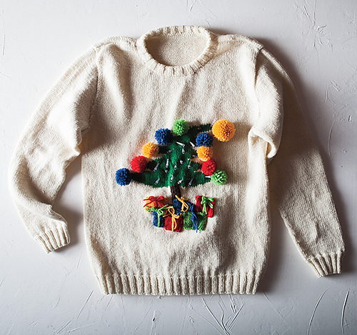 Ravelry: Holiday Tree Sweater pattern by Kim Cameron