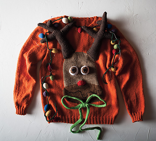Ravelry: Reindeer Sweater pattern by Kim Cameron