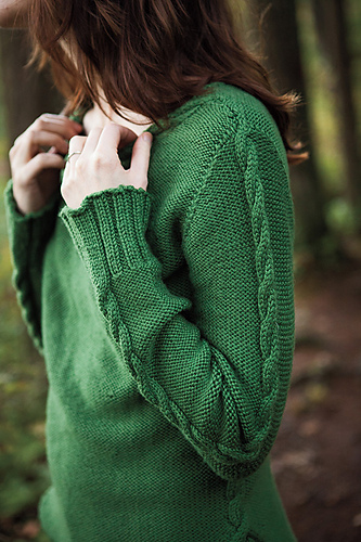 Ravelry: Triangle Cable Pullover pattern by Quenna Lee