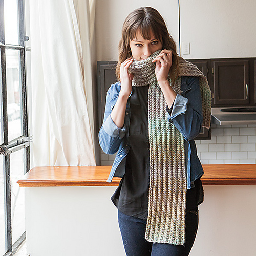 Ravelry: Slipped Rib Scarf pattern by Emily Guise