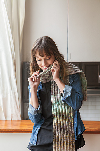 Ravelry: Slipped Rib Scarf pattern by Emily Guise