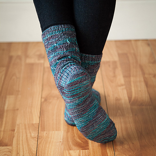 Ravelry: Oscillatory Socks pattern by Abbey Morris