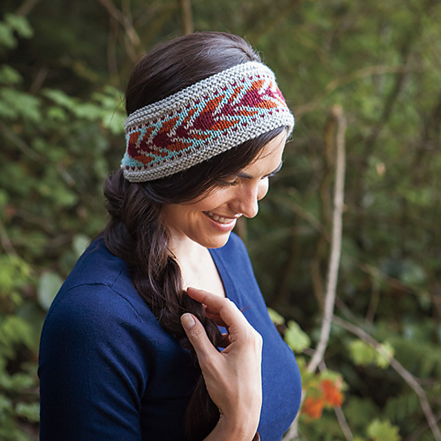 Ravelry: Arrows Head Headband pattern by AbbyeKnits