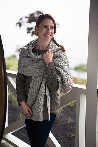 Ravelry: Lundy Wrap pattern by Claire Slade
