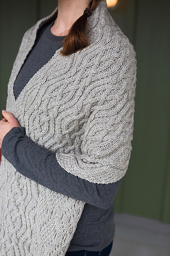 Ravelry: Lundy Wrap pattern by Claire Slade