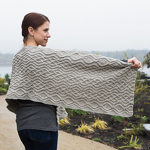Ravelry: Lundy Wrap pattern by Claire Slade