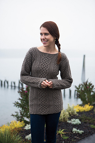 Ravelry: Plaiter Sweater pattern by Claire Slade