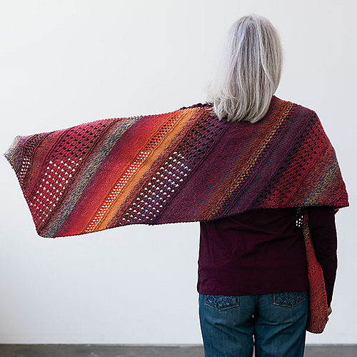 Ravelry: Sedona Sunset Wrap pattern by Jenny Williams