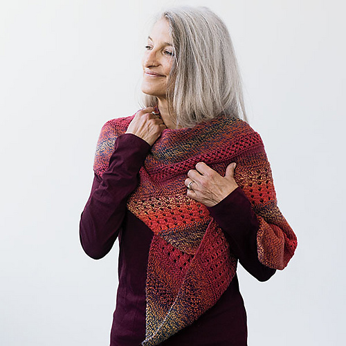 Ravelry: Sedona Sunset Wrap pattern by Jenny Williams