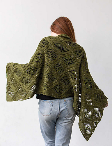 Ravelry: Raquettes Shawl pattern by Karen Riehl