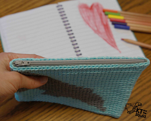 Ravelry: Dolphin Pencil Case pattern by Katy Petersen