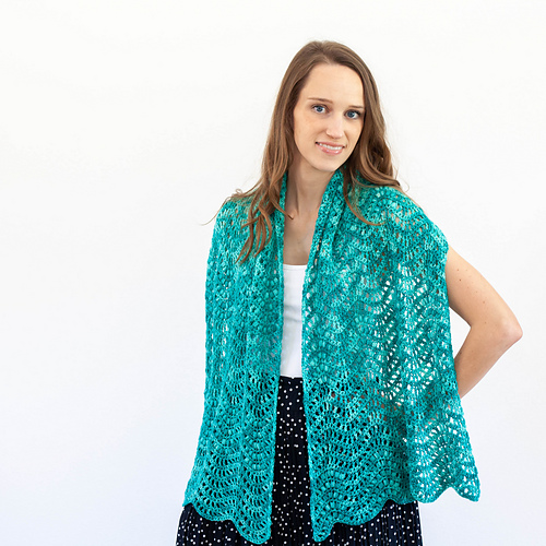 Ravelry: Juniper Wrap pattern by Katy Petersen