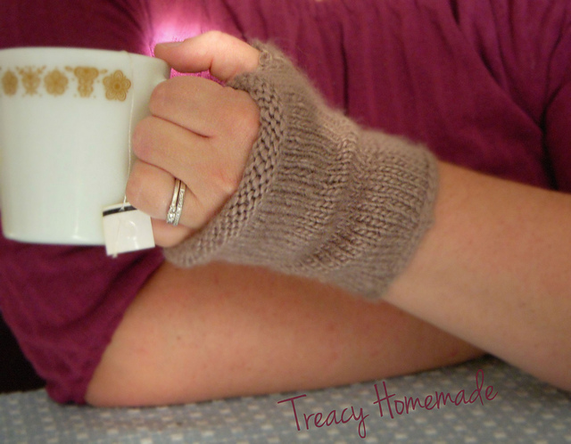 Ravelry: Tea Time Fingerless Gloves pattern by Treacy Homemade