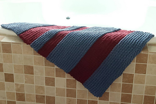 Ravelry: Chunky Rug Bath Mat pattern by Knitting with Chopsticks