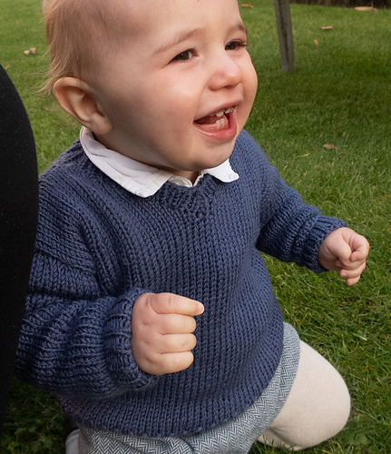 Ravelry: Baby & Kids Mini V-Neck Sweater pattern by Knitting with ...